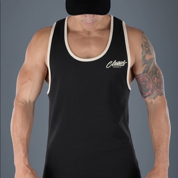 YoungLA | Shirts | Youngla Classics Stringer Black Tank Top | Poshmark